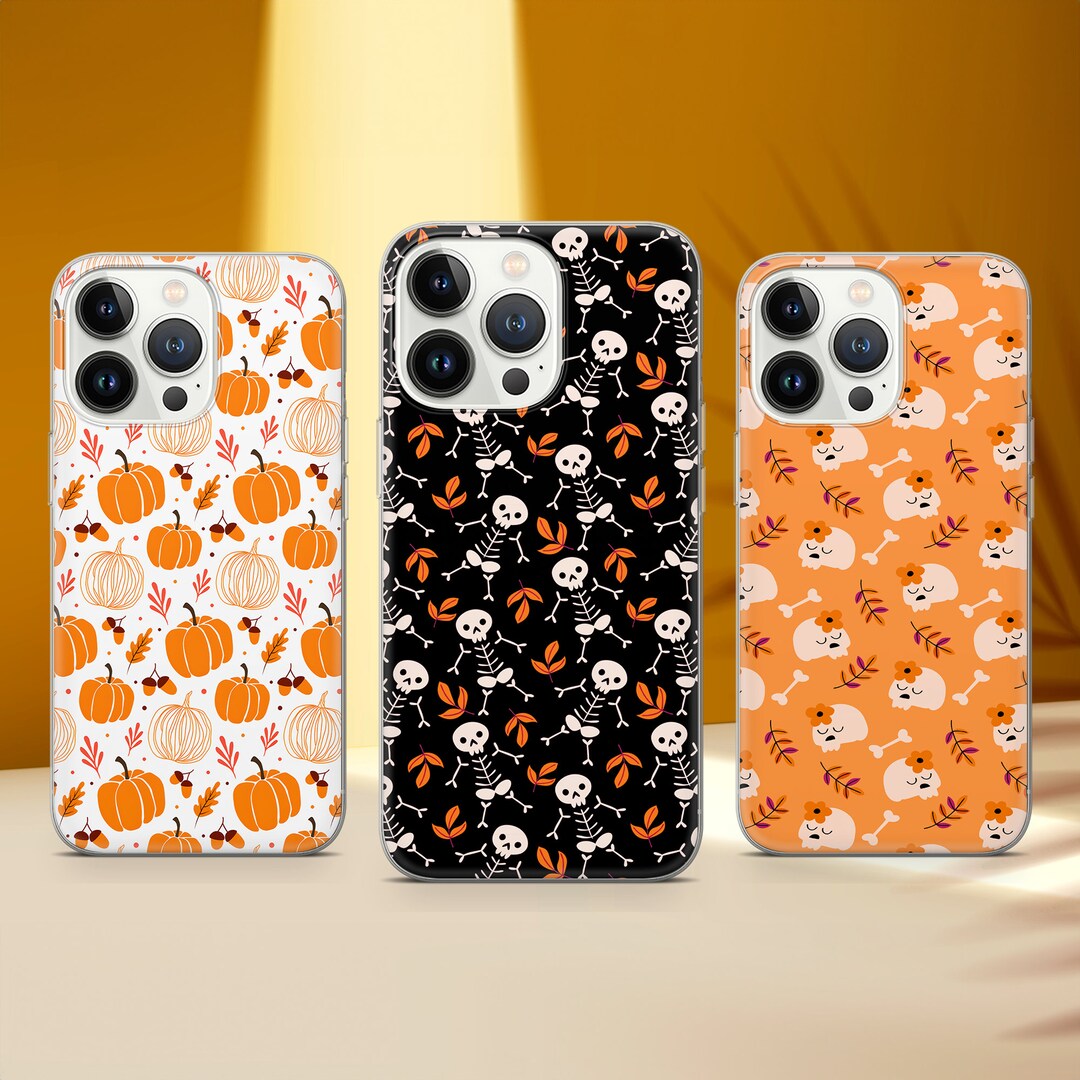 Halloween Phone Case Cute Spooky Goth Cover for iPhone 17 Pro Max 16 15 ...