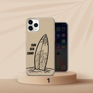 Surf Phone Case Great Waves Cover Fit for iPhone 17 Pro Max 16 15 14 13 ...