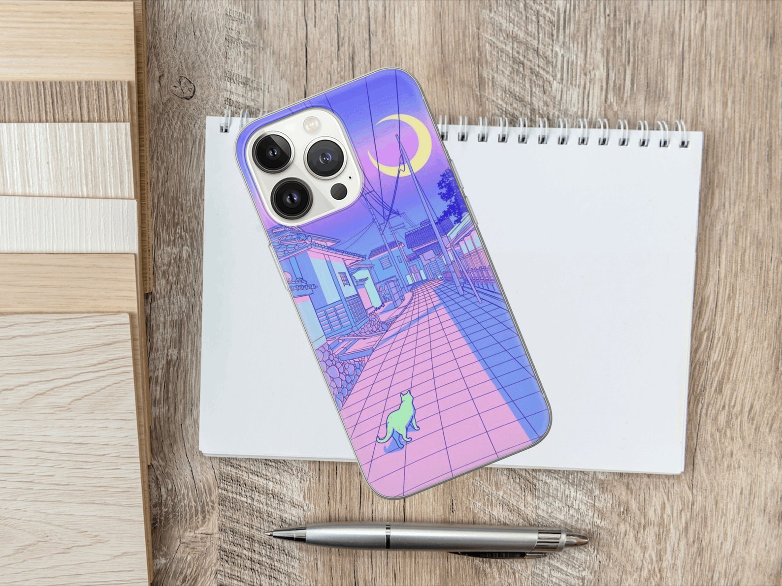 Cute Cat Phone Case Kawaii Cat Phone Cover Fit for Iphone 14 - Etsy