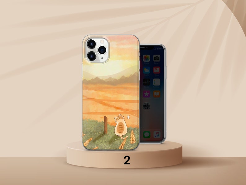 Cute Cat Phone Case Kawaii Cat Phone Cover Fit for Iphone 14 - Etsy