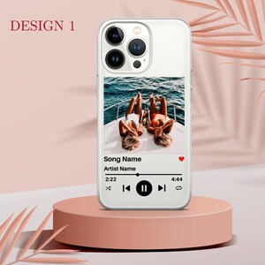 Custom Music Plaque Phone Case Song Album Cover Fit for iPhone 17 Pro ...