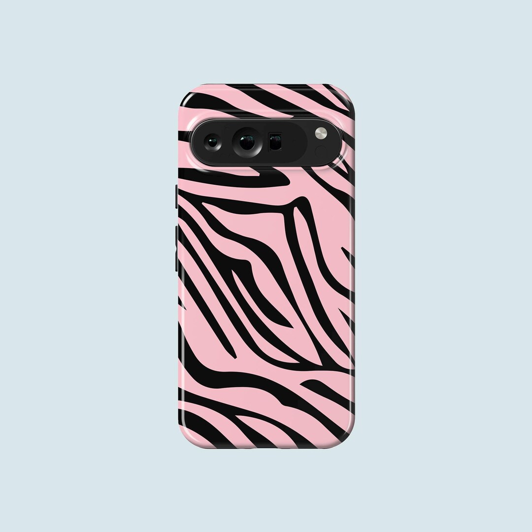 Pink Zebra Print Phone Case Animal Print Phone Cover Fit for Google ...