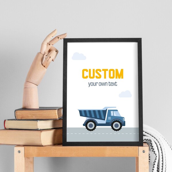 Construction Machinery Poster - Etsy