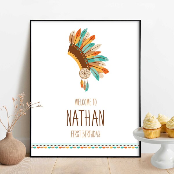Tribal Welcome Sign - Etsy