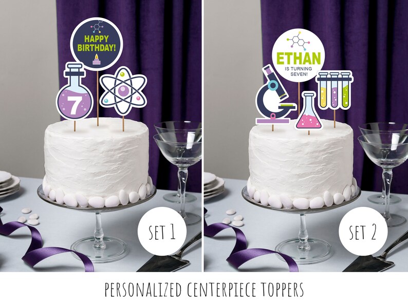 Periodic Table Happy Birthday Banner Science Party Bunting - Etsy Australia