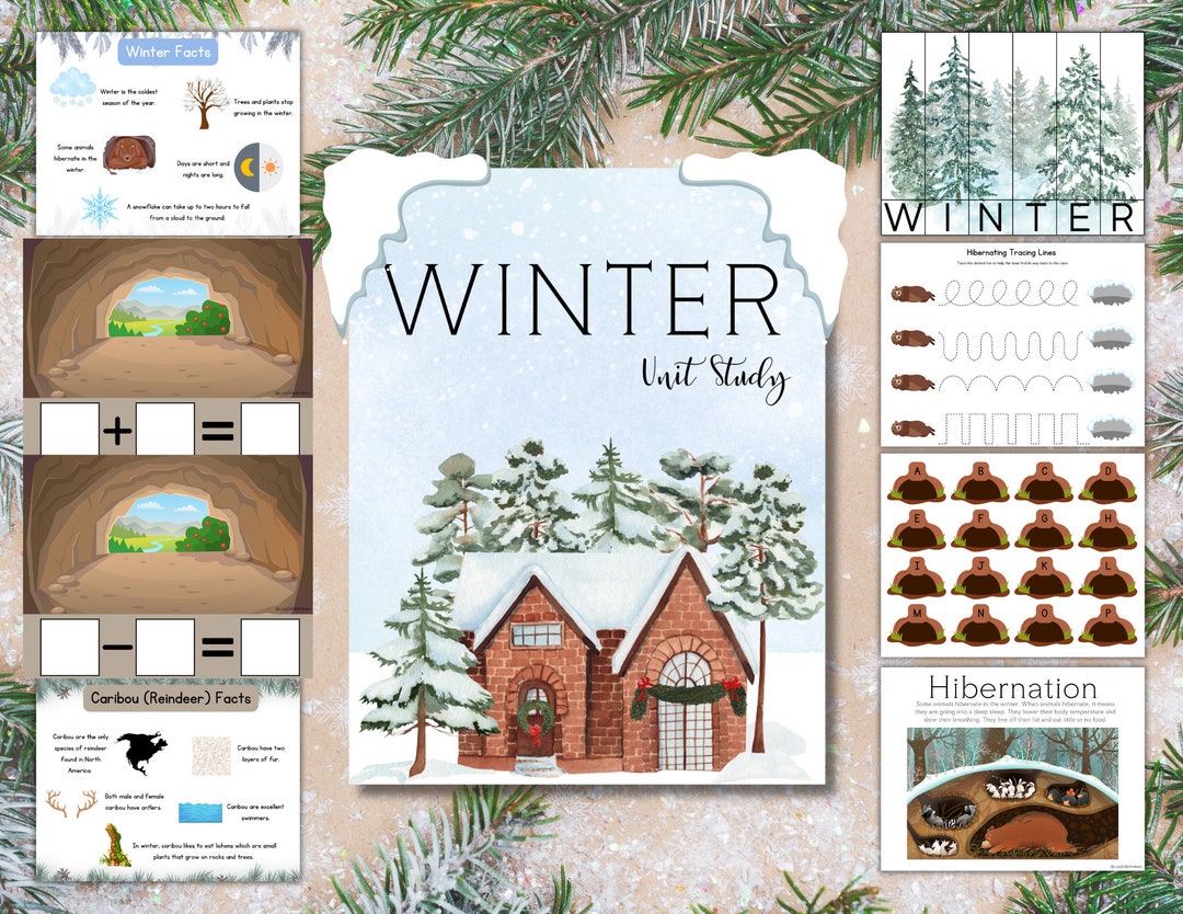 Winter Unit Study | Winter Themed - Etsy