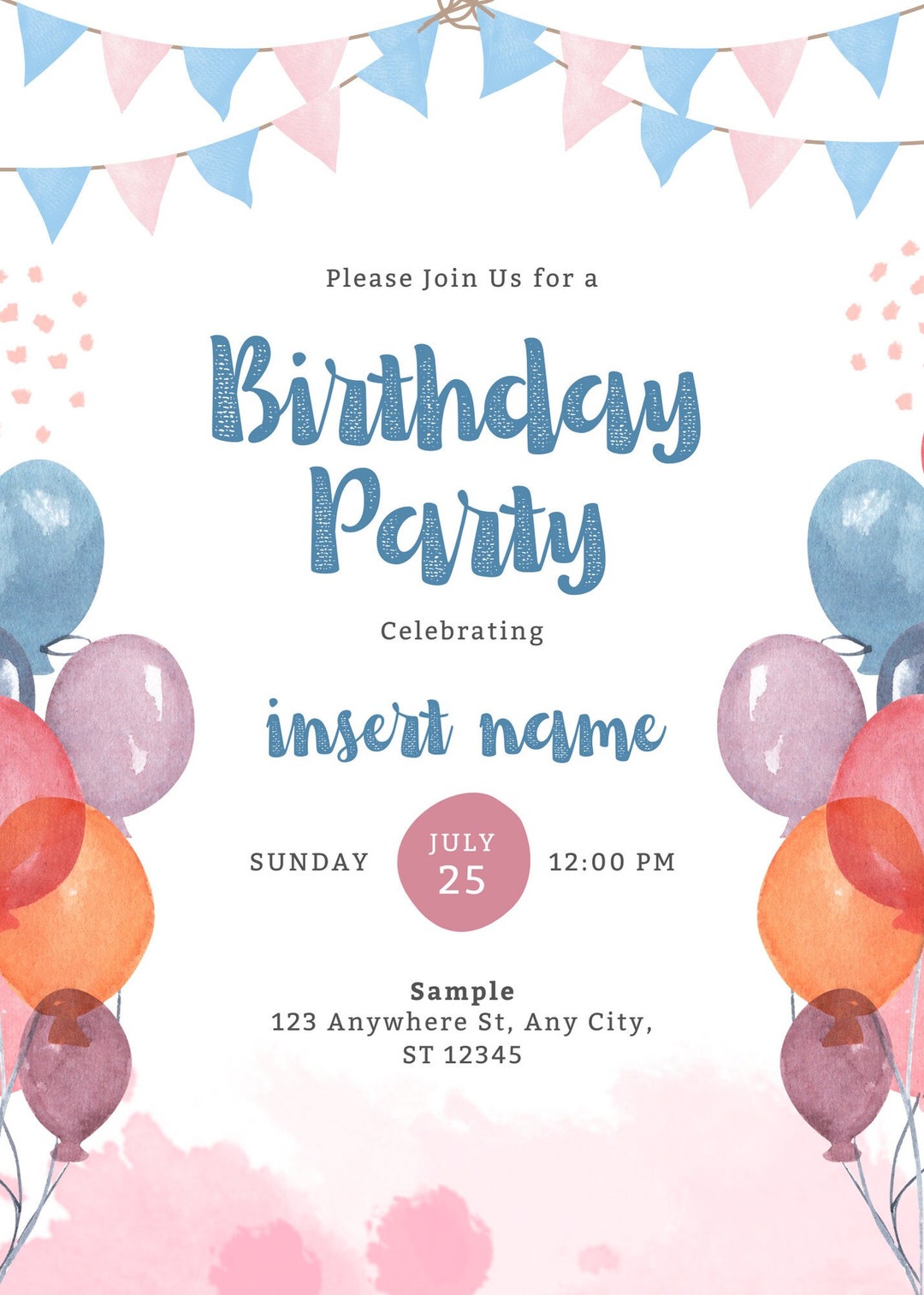Personalized Birthday Invitations - Etsy