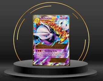 Mewtwo Ex Gold - Etsy