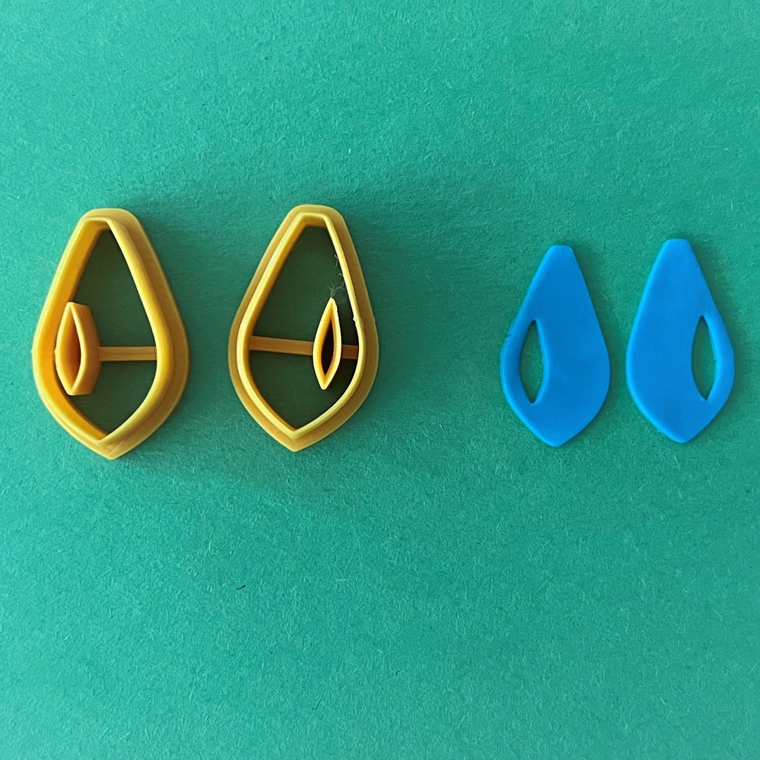 Polymer Clay Cutters -asymmetric Design Earring Cutter Set Themed ...