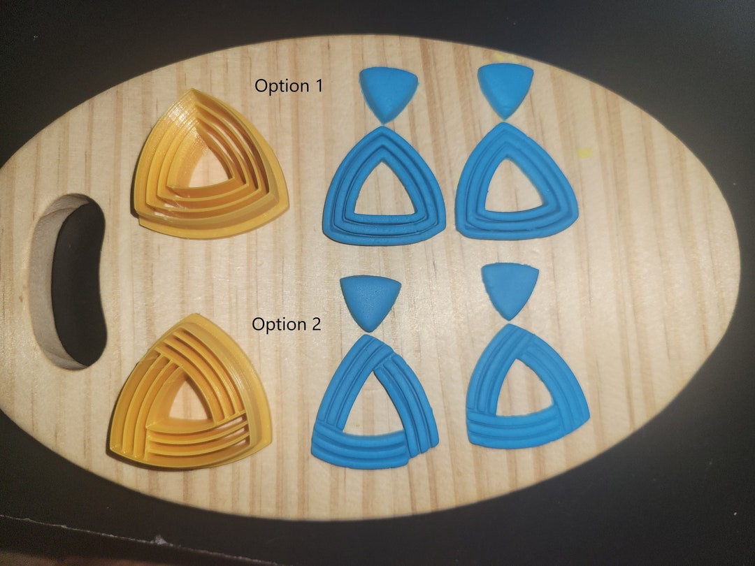 Polymer Cutter - Triangle Shaped Cutters Set -3D Printed Cutter ...