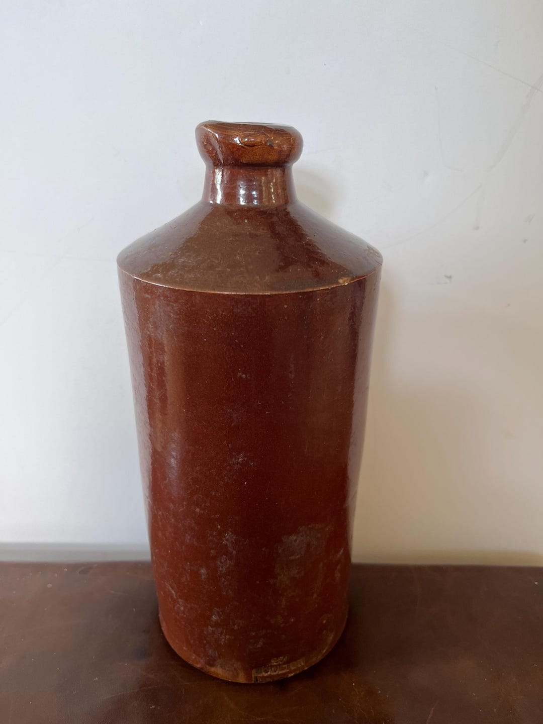 Antique Master Ink Bottle With Pour Spout Salt Glazed Brown C. 1890 - Etsy