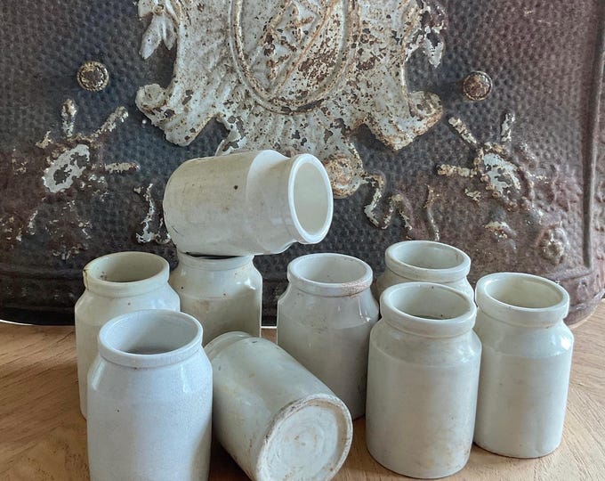 Antique English Ironstone Plain Pots C. 1880 – Antique English ...