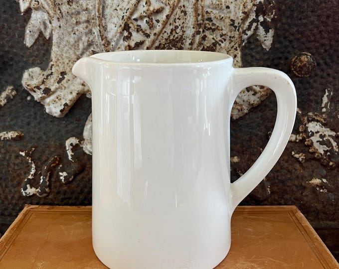 Vintage English Ironstone Milk/cream Pitcher, 16 Oz. Capacity, W ...