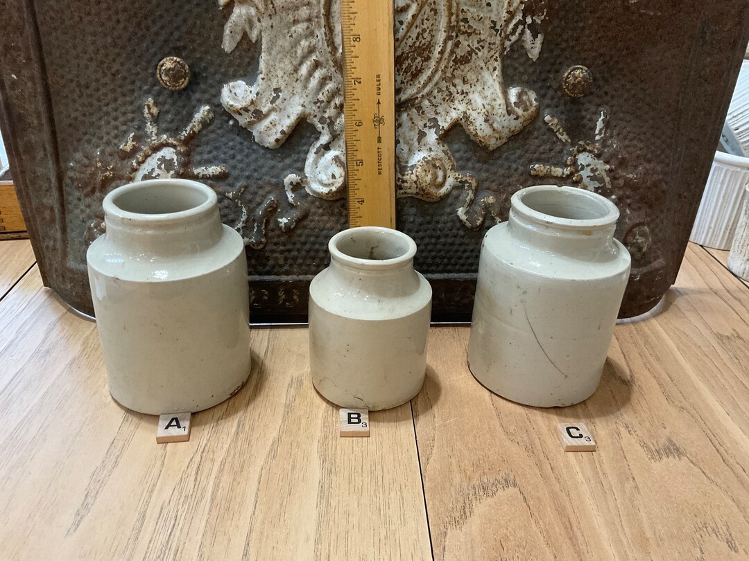 English Antique Shapely Stone Bottles C. 1890 - Choice of Sizes - Etsy