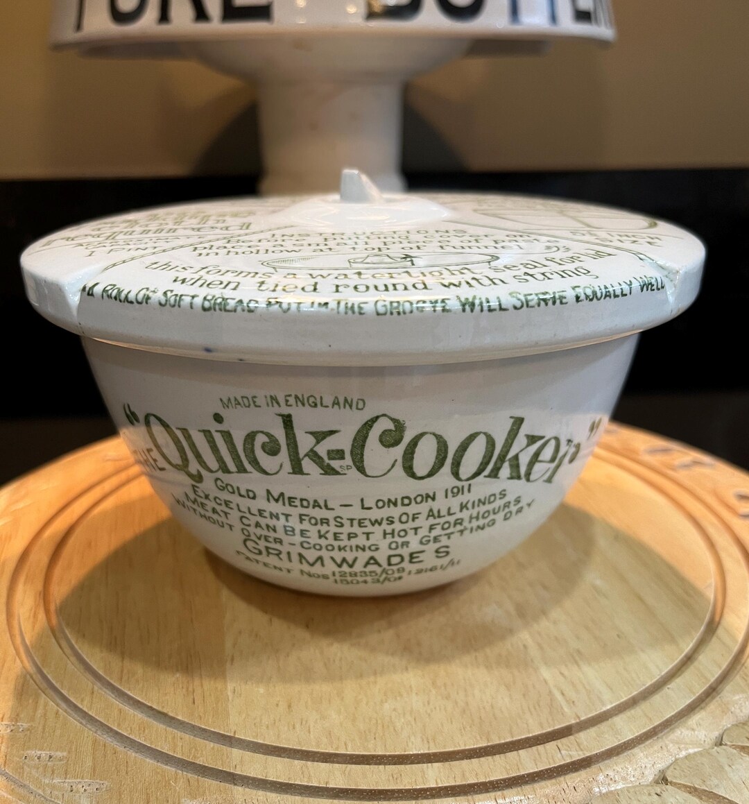 Antique Pudding Cooker by Grimwade, Gold Medal London, C. 1911 - Etsy