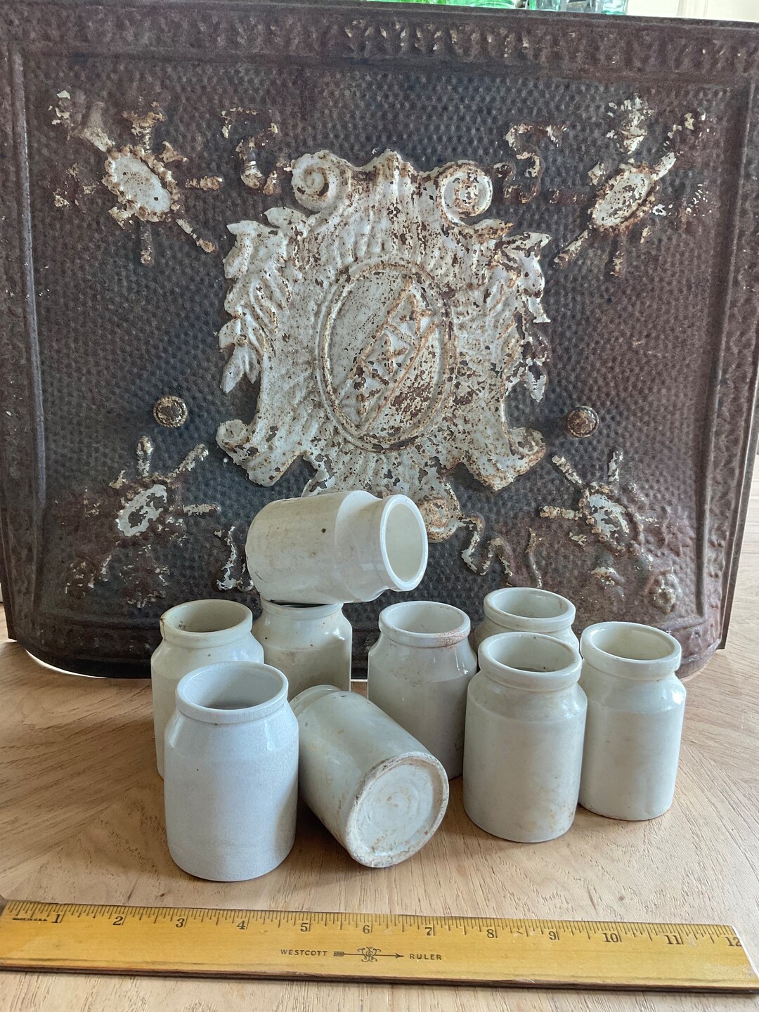 Antique English Ironstone Plain Pots C. 1880 Antique English Beautiful ...