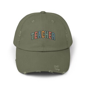 Unisex Distressed Cap, Teacher Quote Cap, Educator Hat, Teacher Hat ...