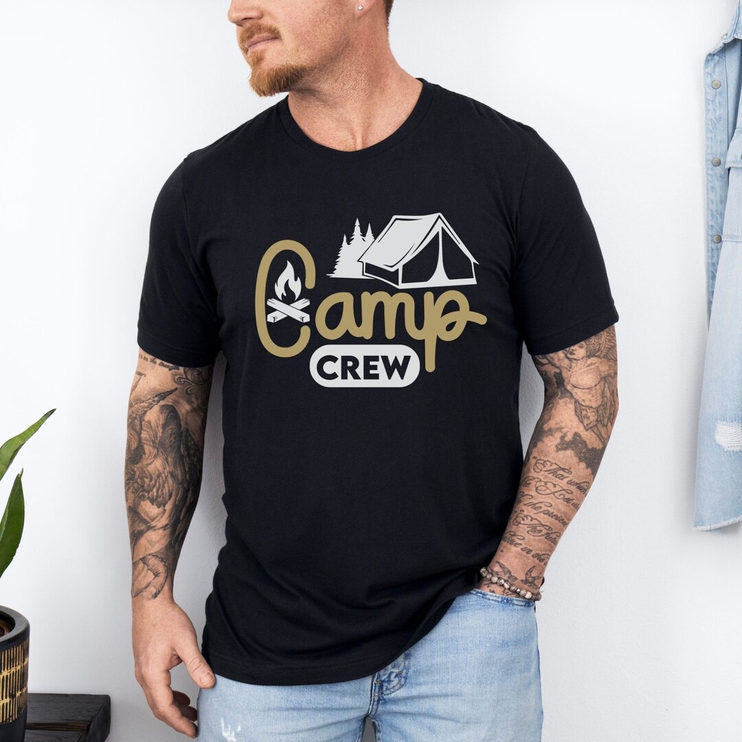 Camp Crew T-shirt, Camping T-shirt, RV T-shirt, Funny Camping Shirt ...