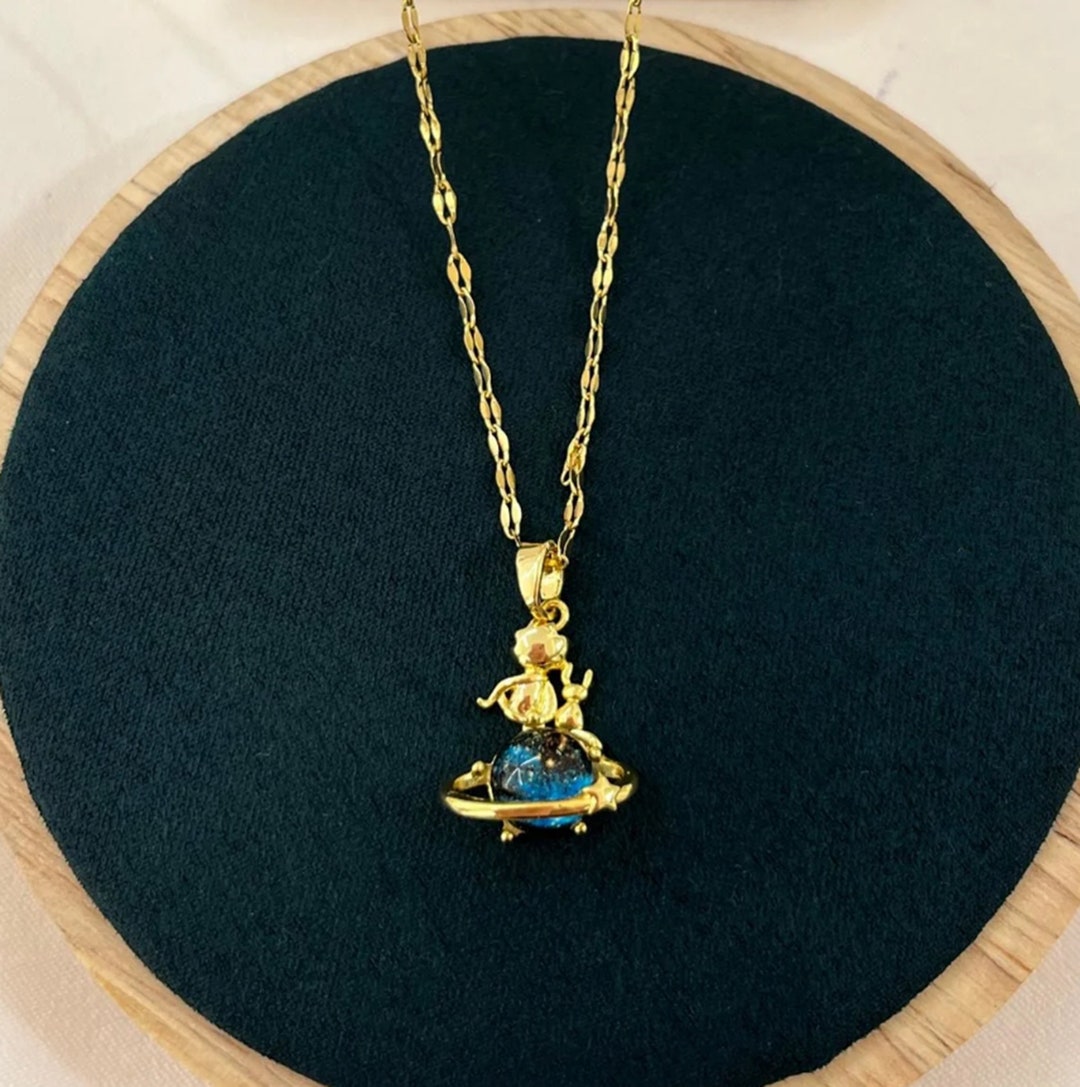 Little Prince Necklace Gold-silver Minimalist Necklace Handmade ...