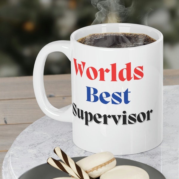 Worlds Best Supervisor Mug - Etsy