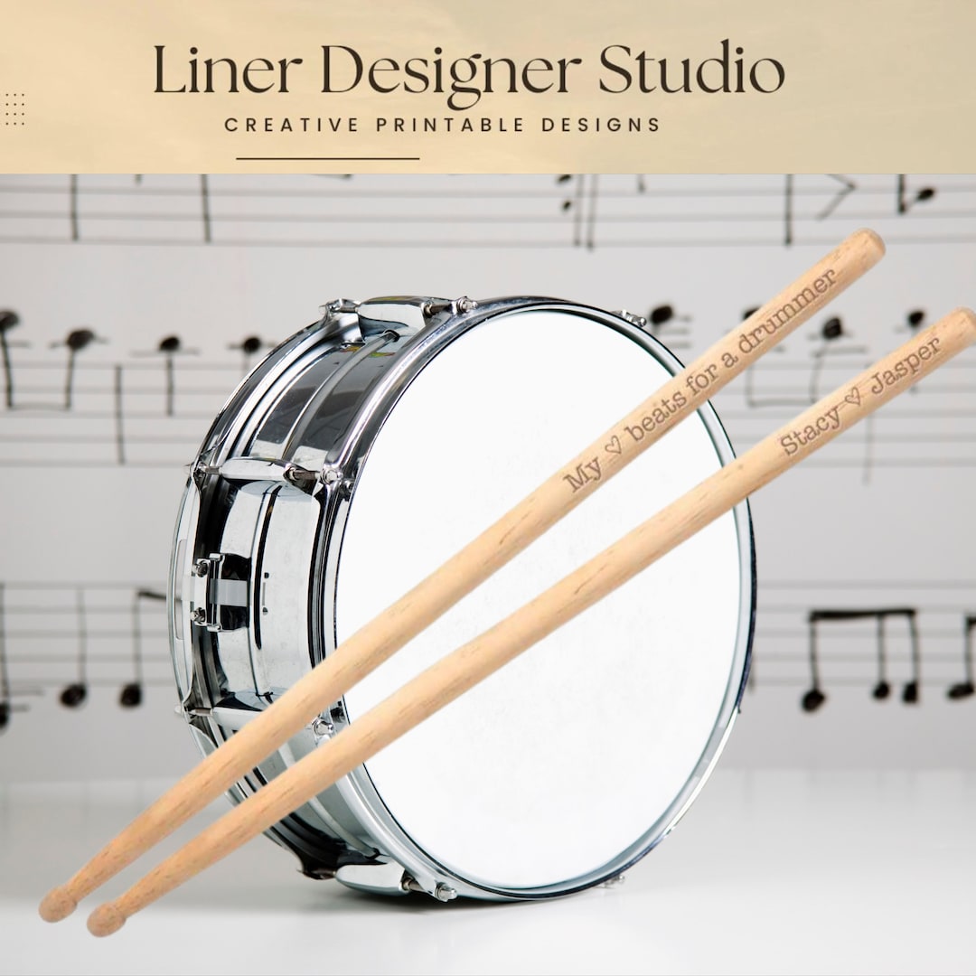 Custom Engraved Personalized Drumsticks for Drummers, Unique Gift for ...