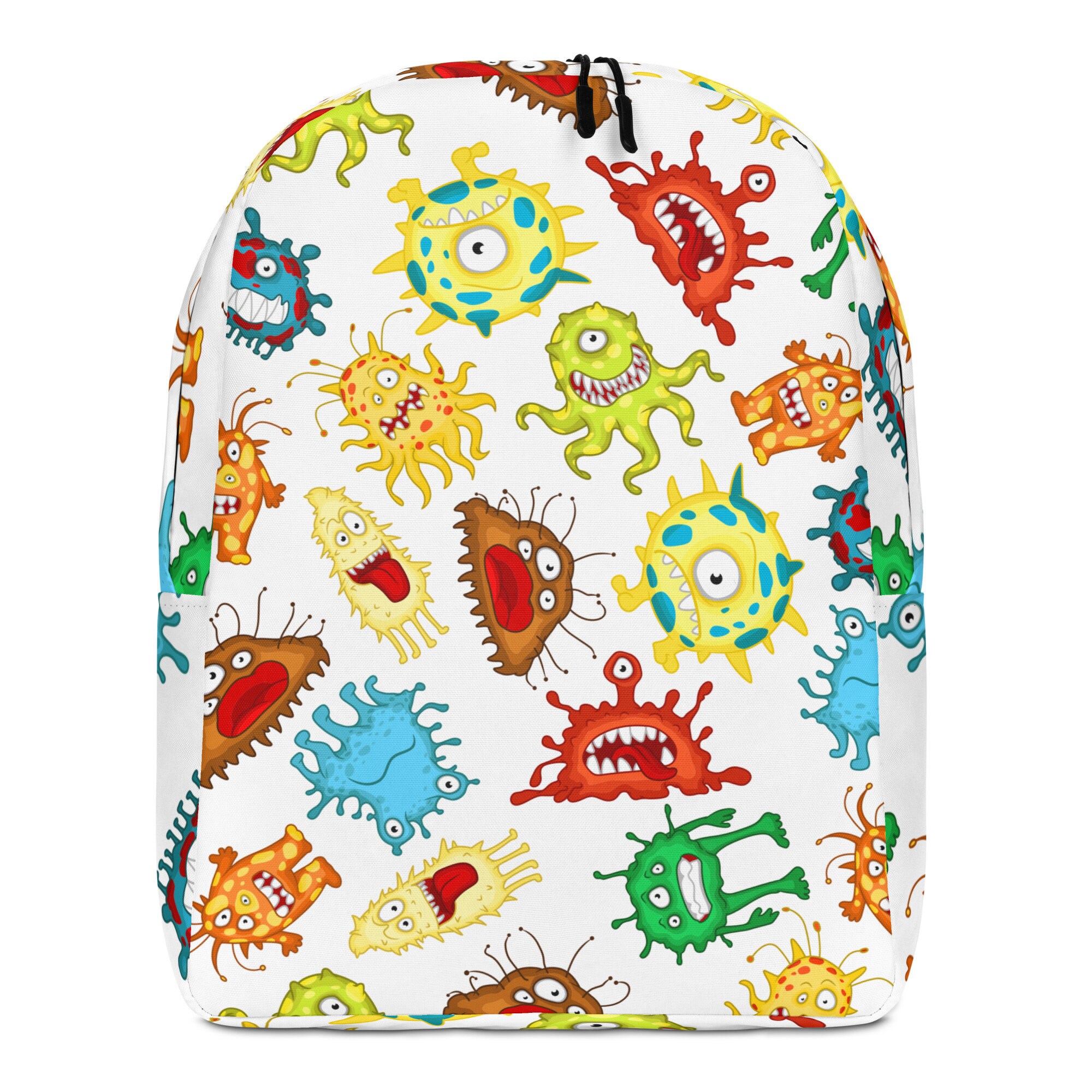 Monsters Backpack, for Kids and Anyone Who Loves Monsters, Colorful Fun ...