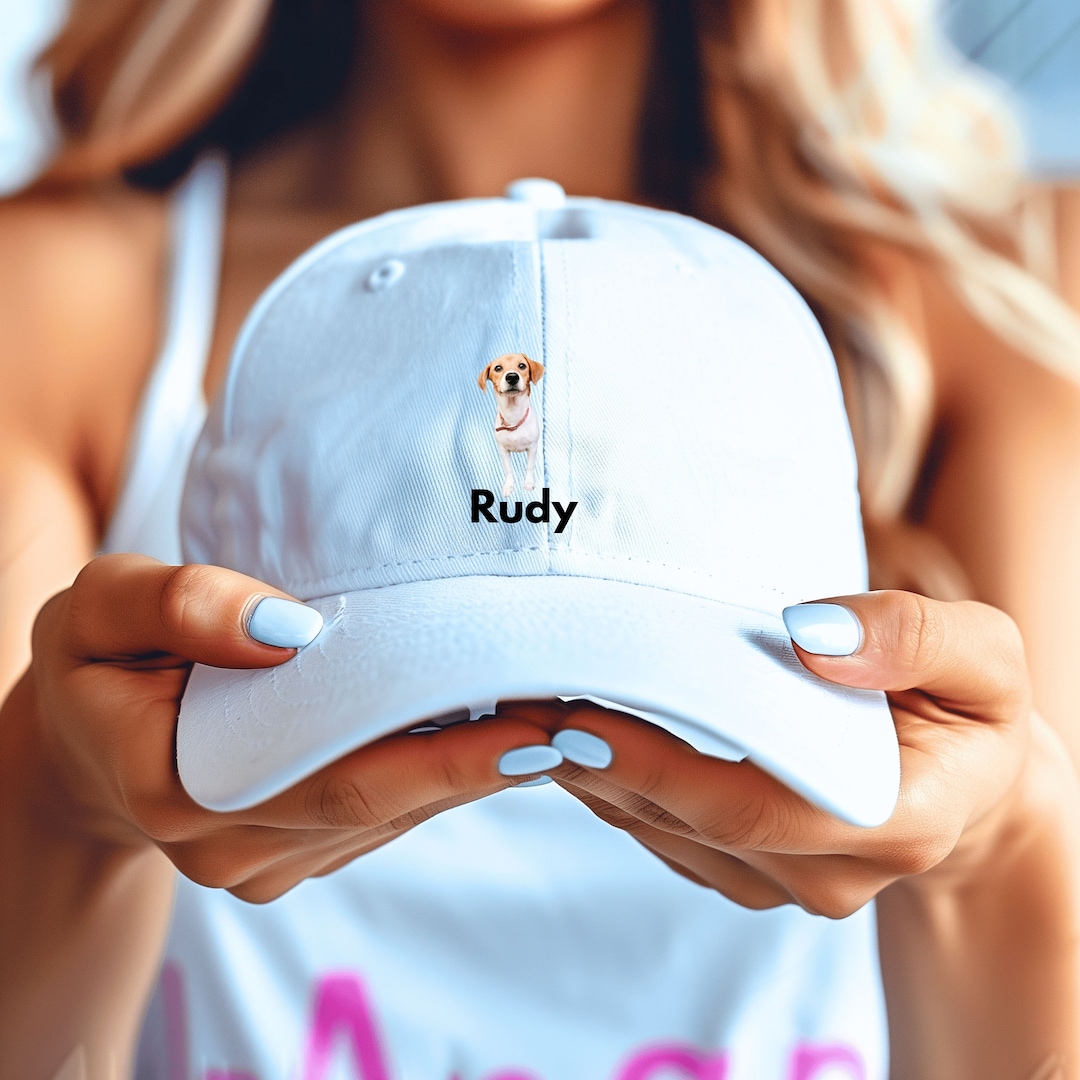 Personalized Dog Hat, Custom Pet Hat Using Pet Name and Photo, Custom ...