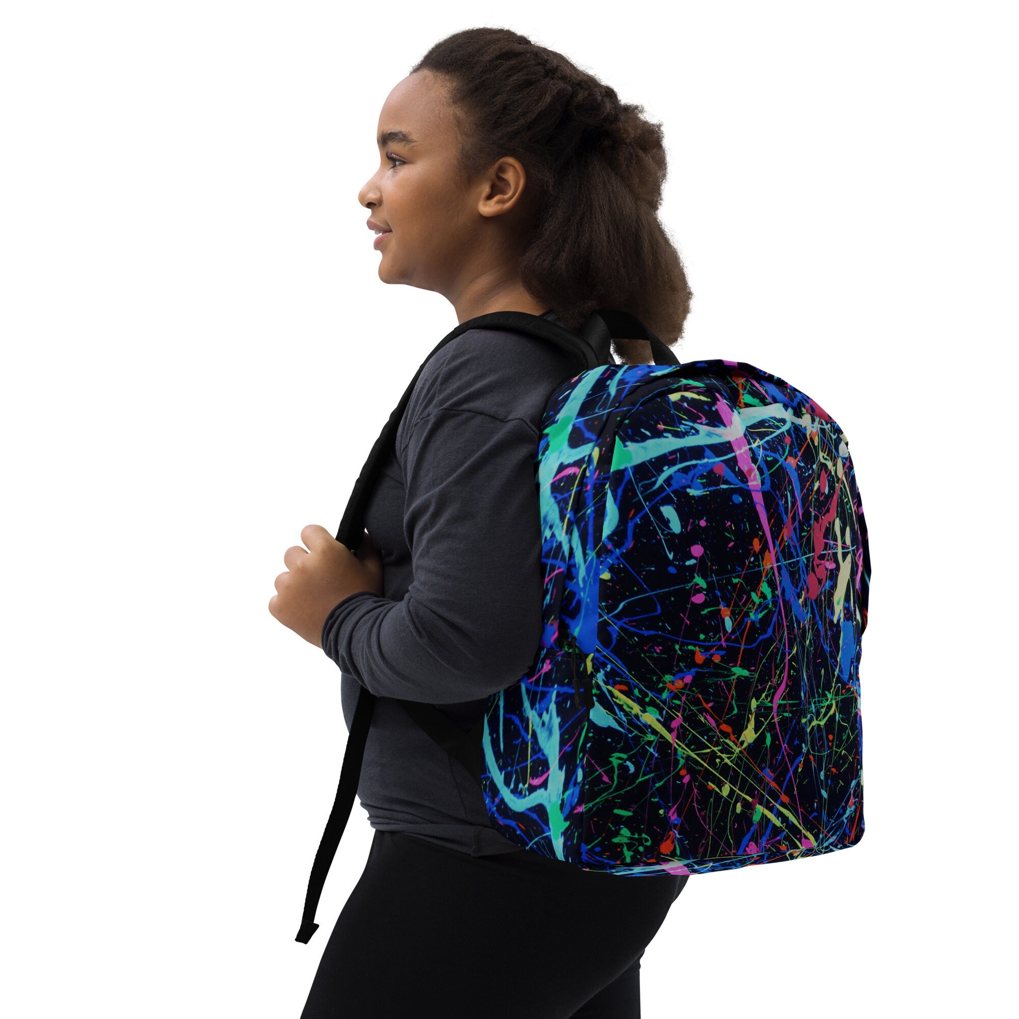Back to School Splattered Paint Backpack for Students and - Etsy Australia