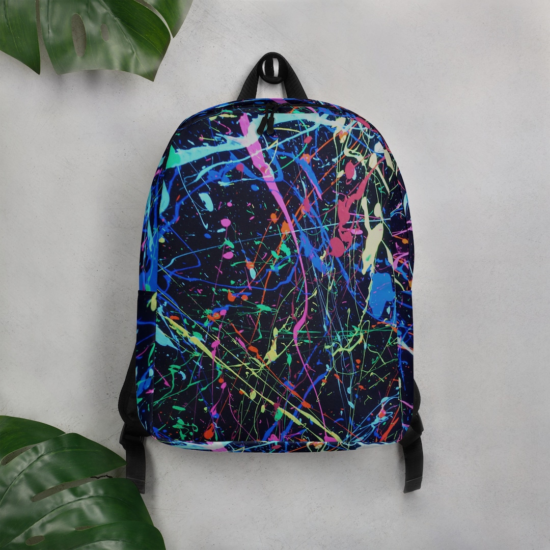 Back to School Splattered Paint Backpack for Students and Teachers ...