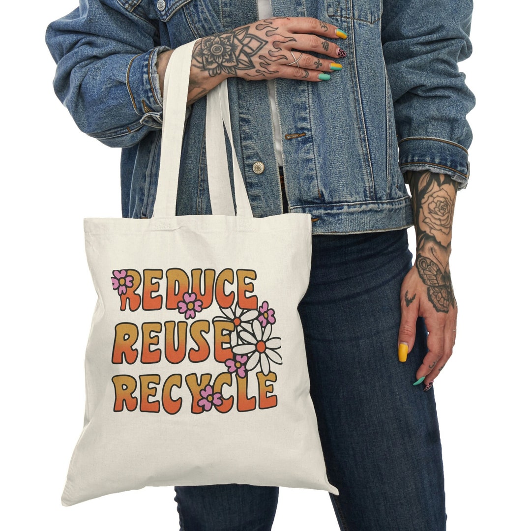 Reduce, Reuse, Recycle Tote Bag, for Eco-conscious Individuals Who Want ...