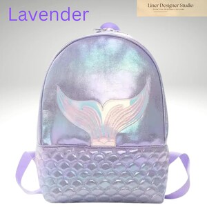 Personalized Mermaid Backpack: Custom Embroidered Nylon School Bag - Etsy