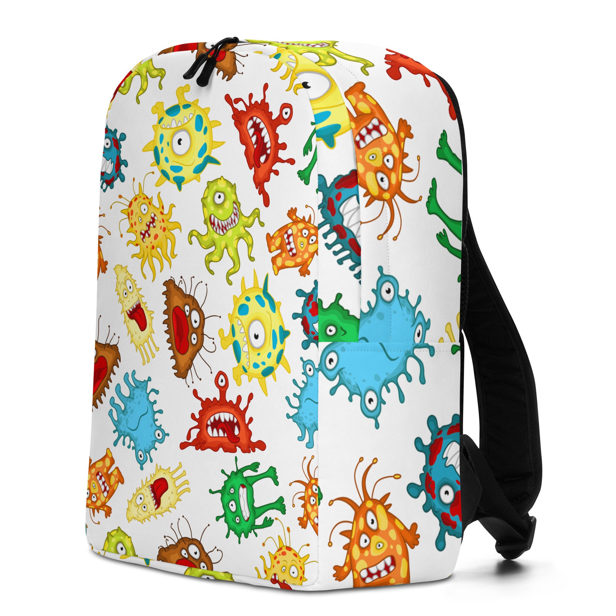 Monsters Backpack, for Kids and Anyone Who Loves Monsters, Colorful Fun ...