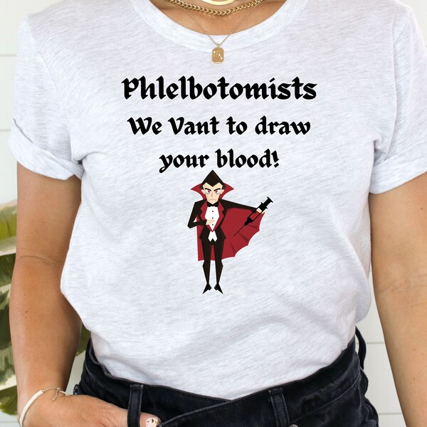 Phlebotomist T Shirt - Etsy