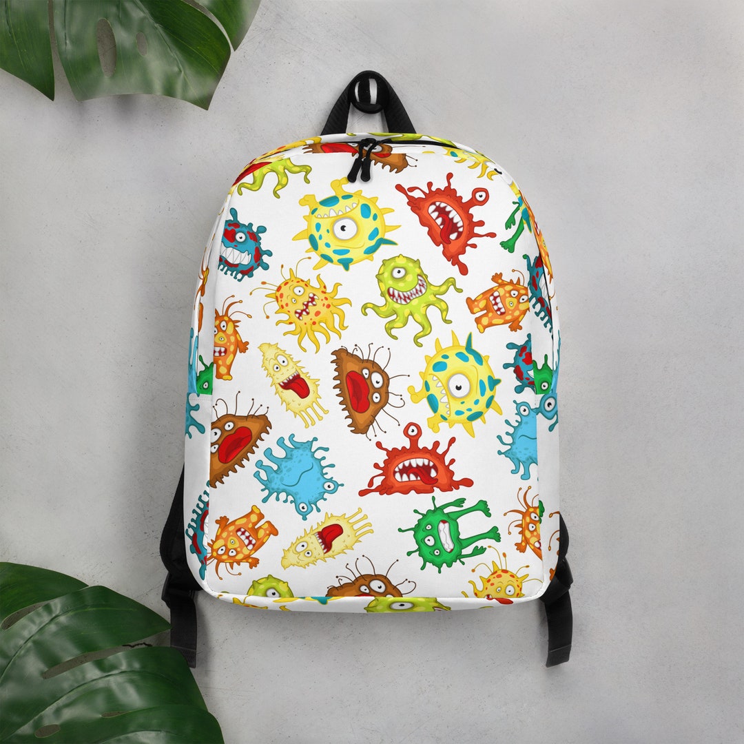 Monsters Backpack, for Kids and Anyone Who Loves Monsters, Colorful Fun ...