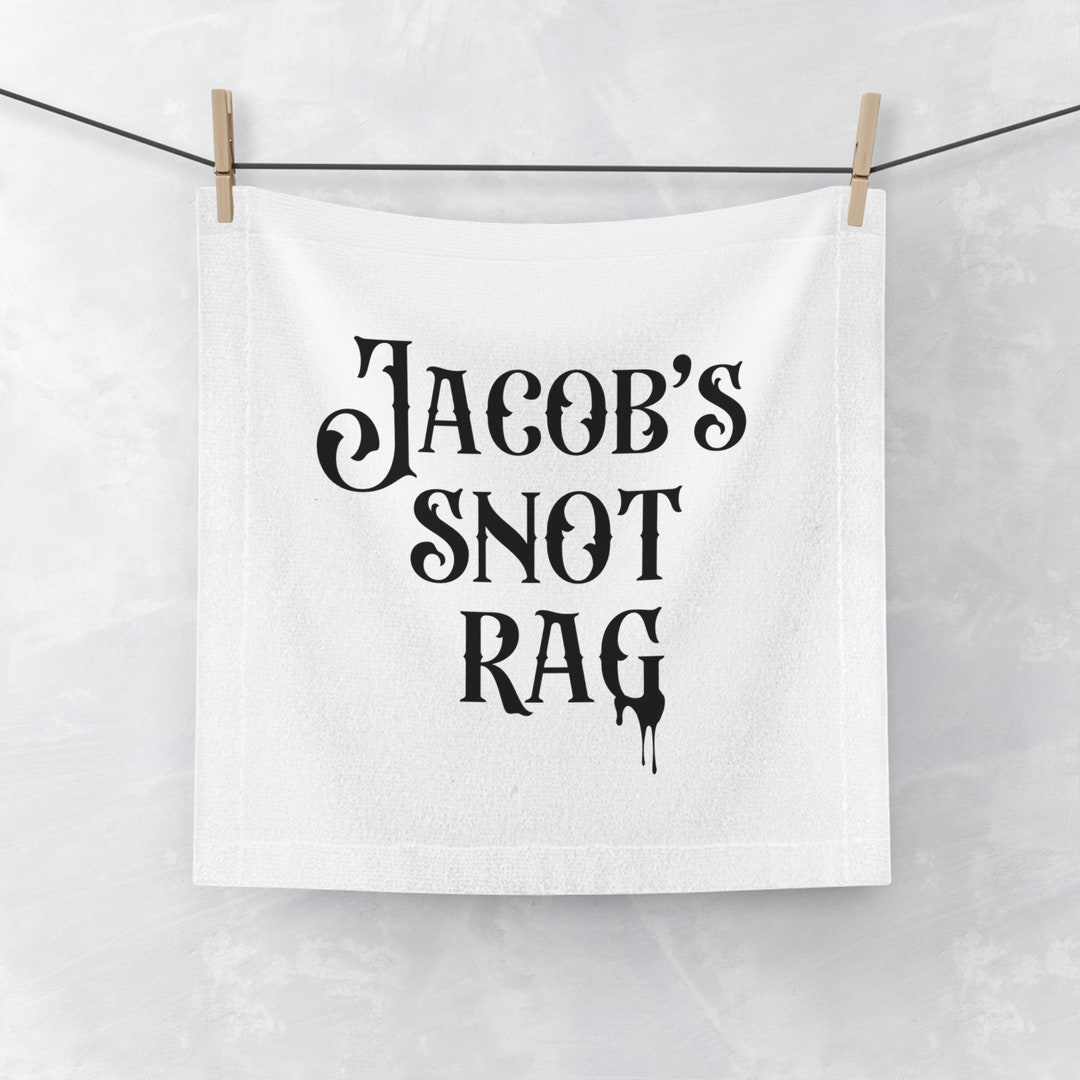 Personalized Snot Rag Towel Funny Gag Gift , Custom Gift for Snotty Men ...