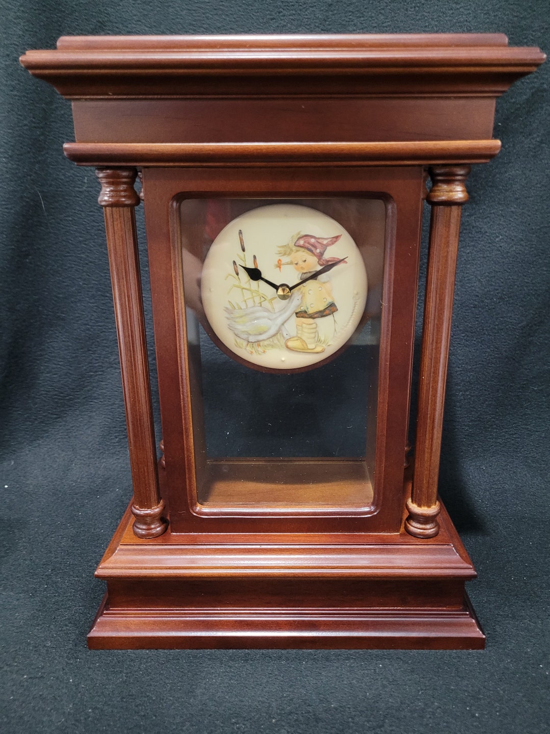 M.I. Hummel "goose Girl" Pendulum Clock, Limited Edition - Etsy