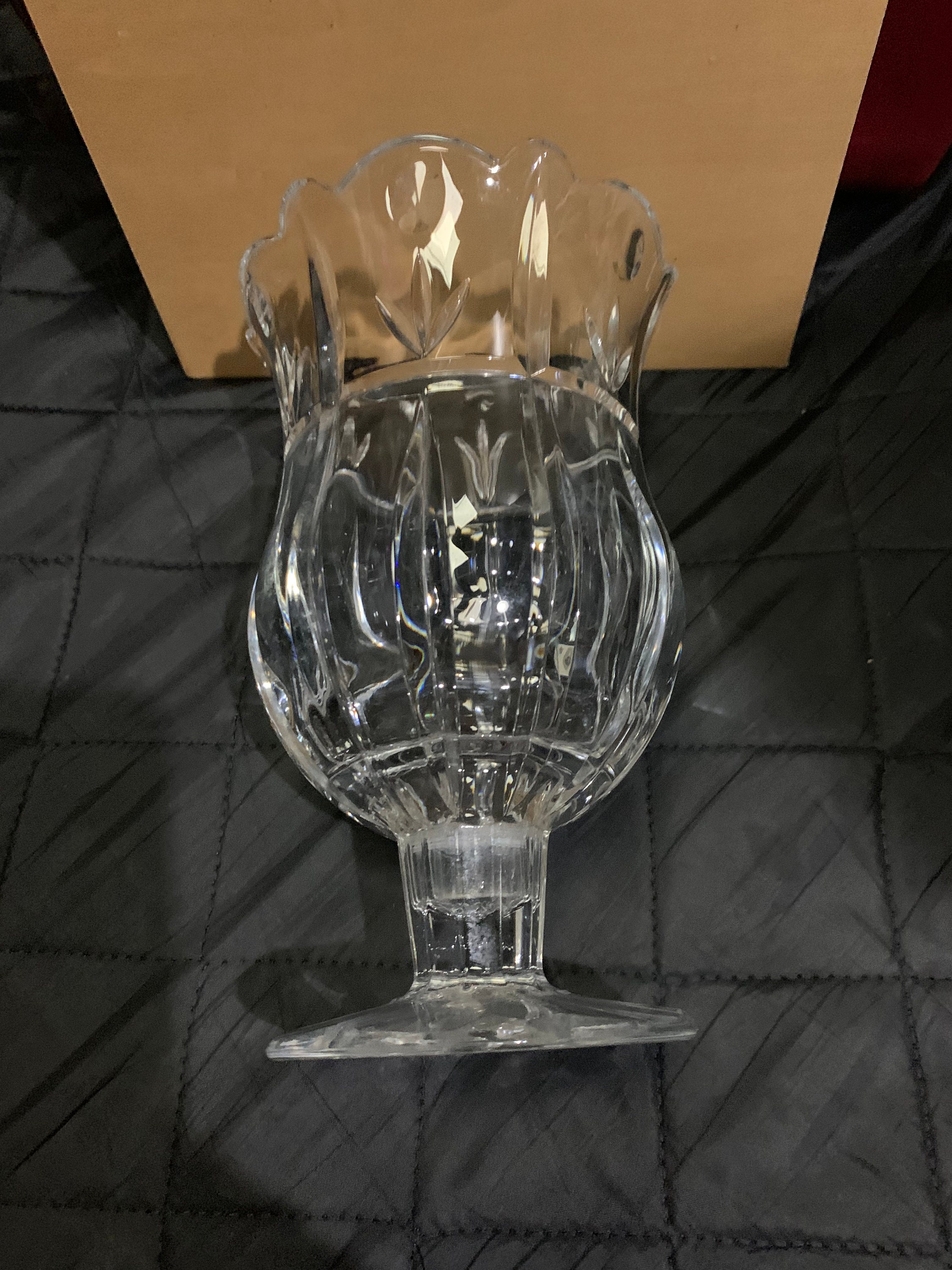 Vintage Crystal Vase by Block Crystal, Poland - Etsy