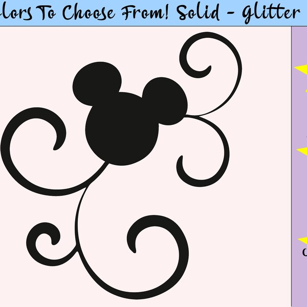 Mickey Decal - Etsy