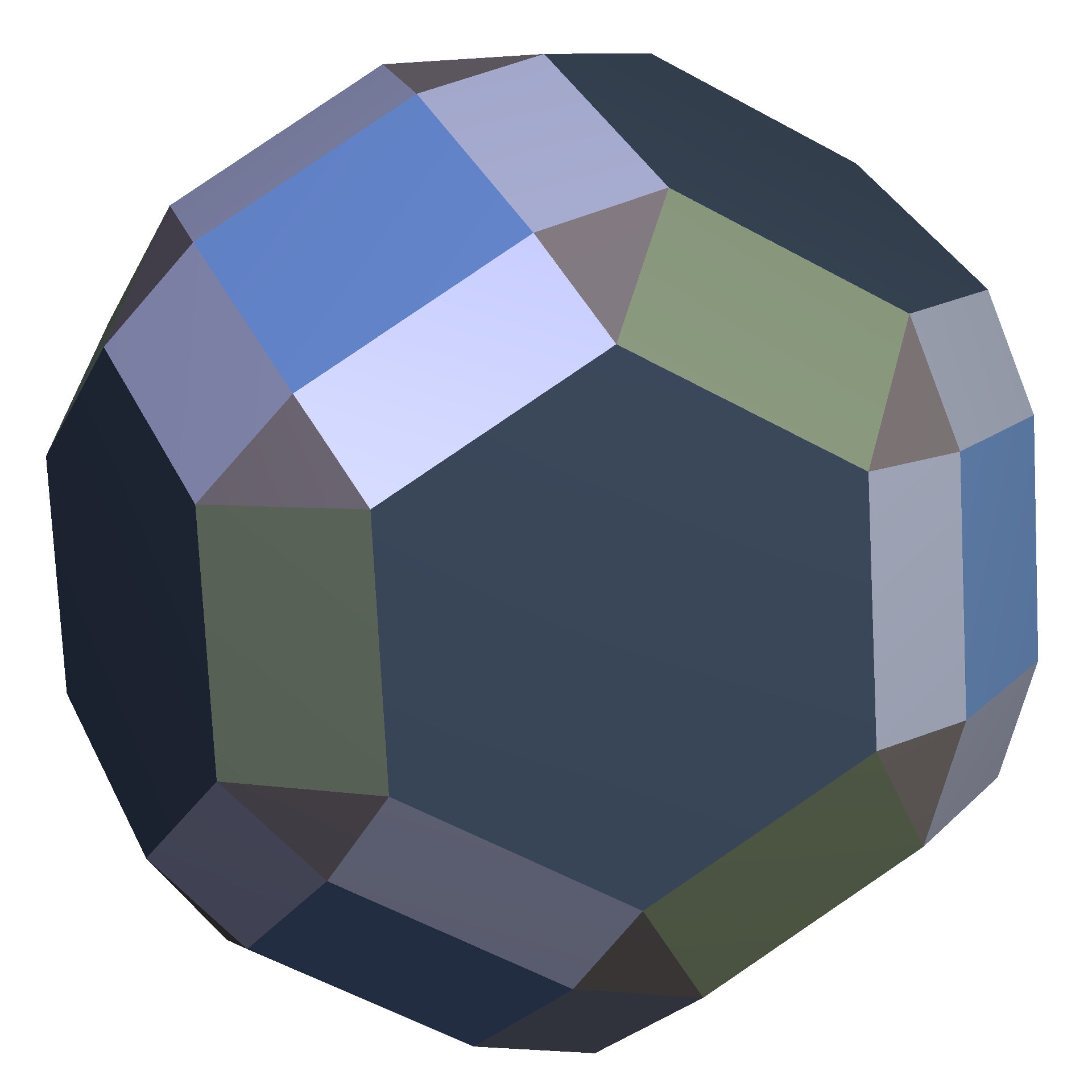 25% Morph Dual Truncated Octahedron DIY Polyhedral Model Kit - Etsy