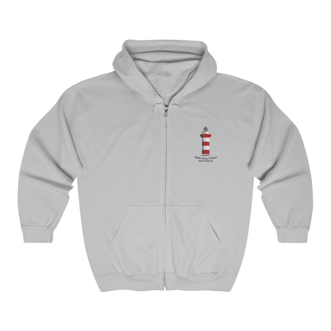 Harbor Town Lighthouse Unisex Heavy Blend™ Full Zip Hooded Sweatshirt ...