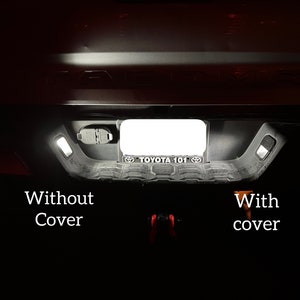 License Plate Light Covers for Toyota Tacoma 3rd Gen (2016-2023 ...