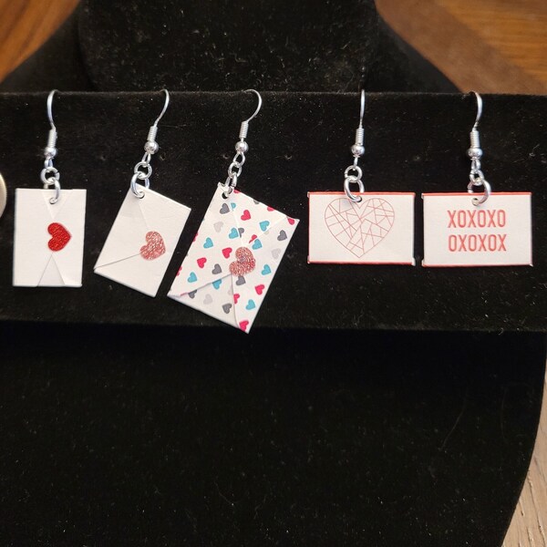 Envelope Earrings - Etsy