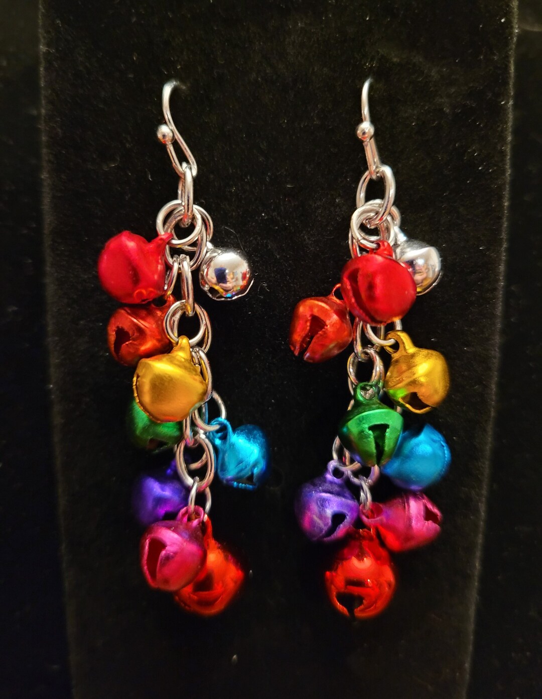Rainbow Multiple Bell Earring - Etsy