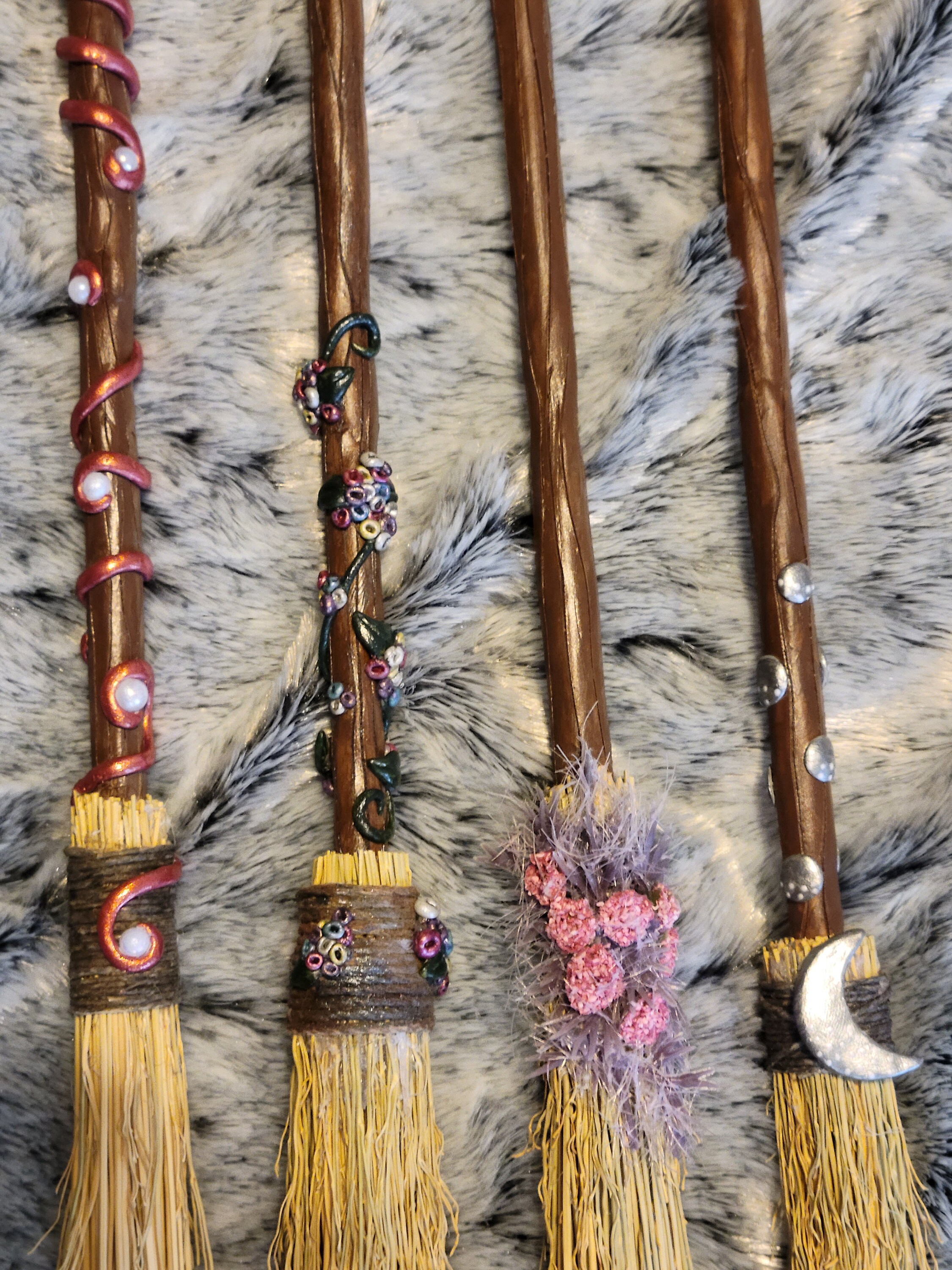 Mini Witch Broom Cottagecore Decor Halloween Broom Halloween Wall Decor ...