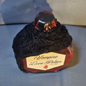 Vampire Love Potion Vampire Potion Bottle Red Potion Bottle - Etsy