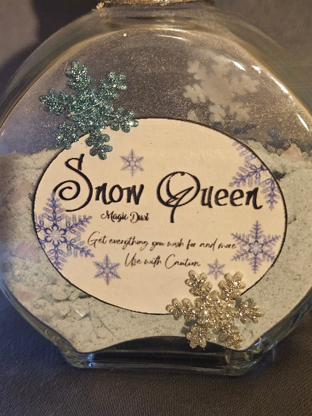 Snow Queen Magic Dust Potion Bottle - Etsy