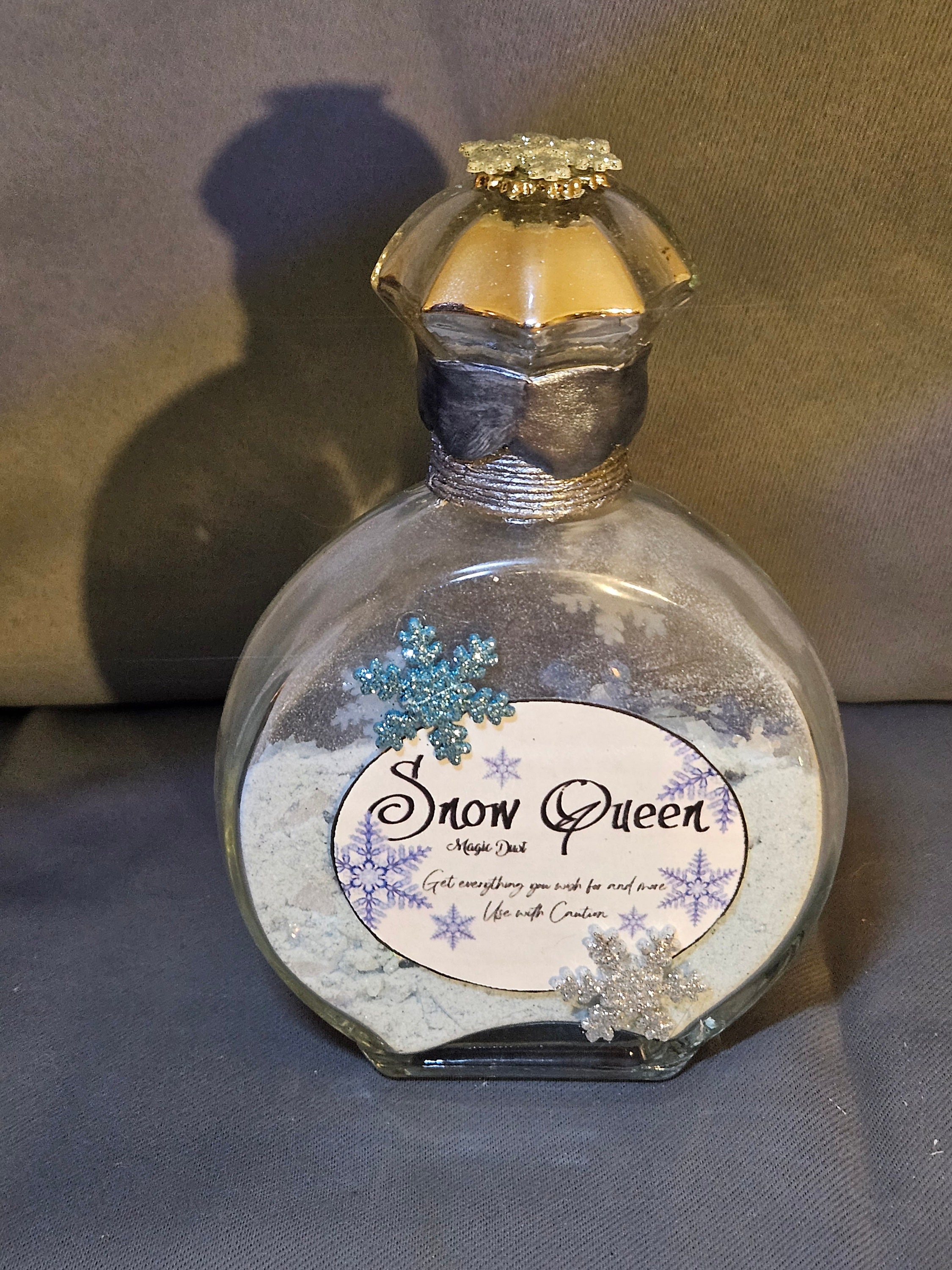 Snow Queen Magic Dust Potion Bottle - Etsy