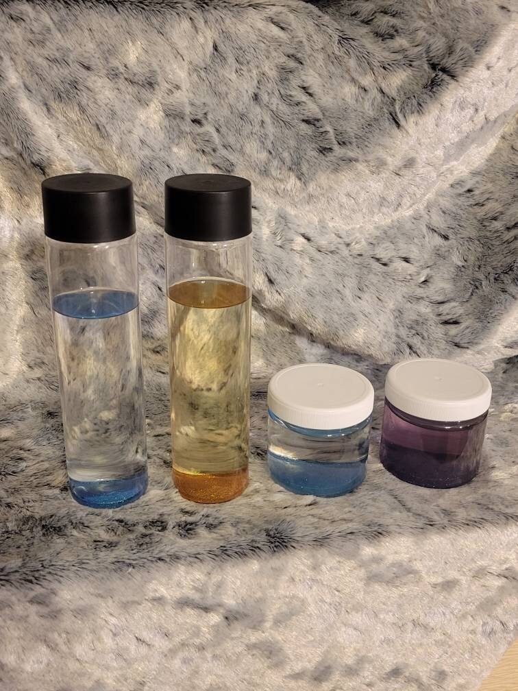 Calming Sensory Color Changing Galaxy Bottle Calming Sensory Galaxy Jar ...