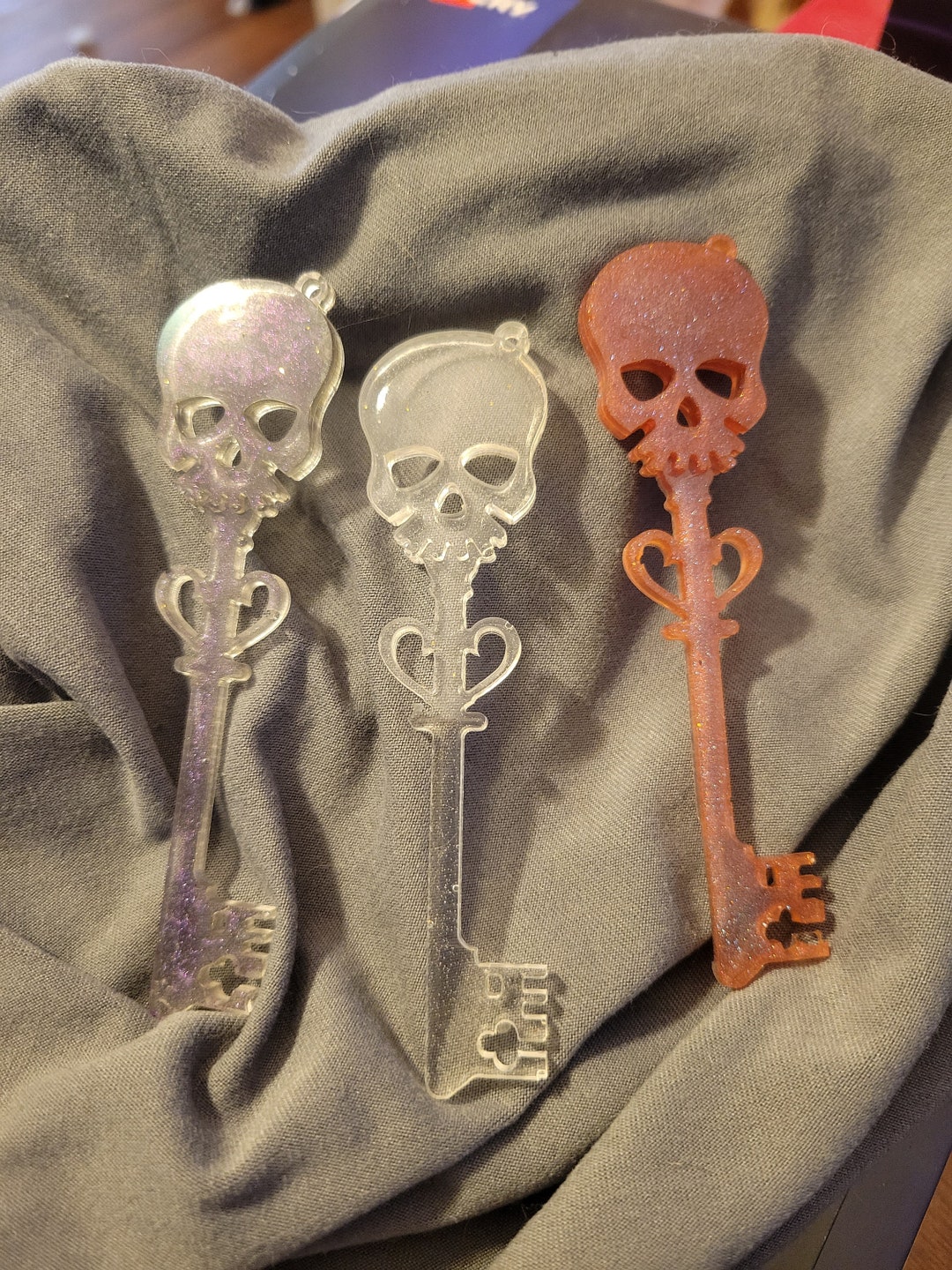 Skeleton Keys Resin Keys Set of Keys - Etsy
