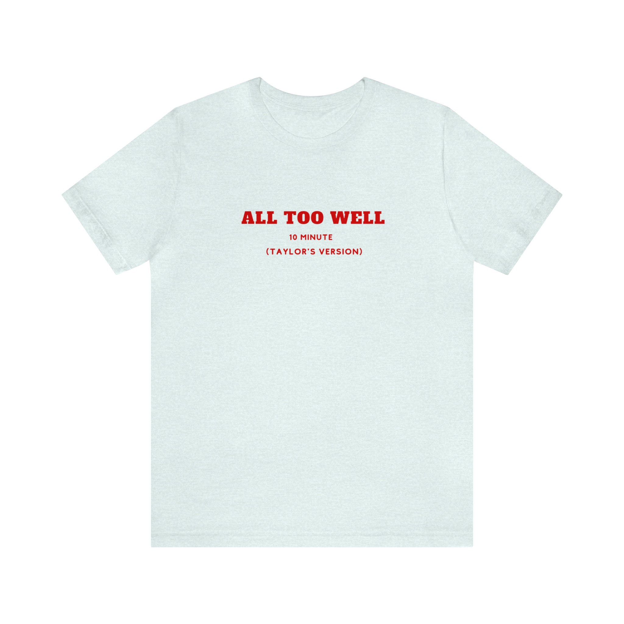 All Too Well Shirt, All Too Well Shirt Two Side Printed, the Tour 2023 ...